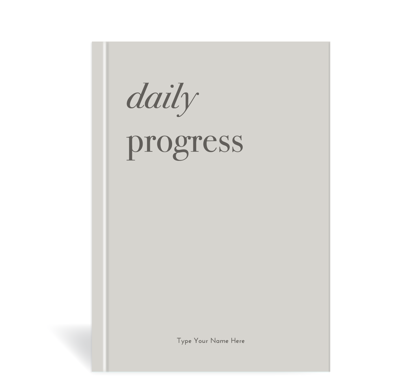A5 Journal - Daily Progress - Stone – Dream Life