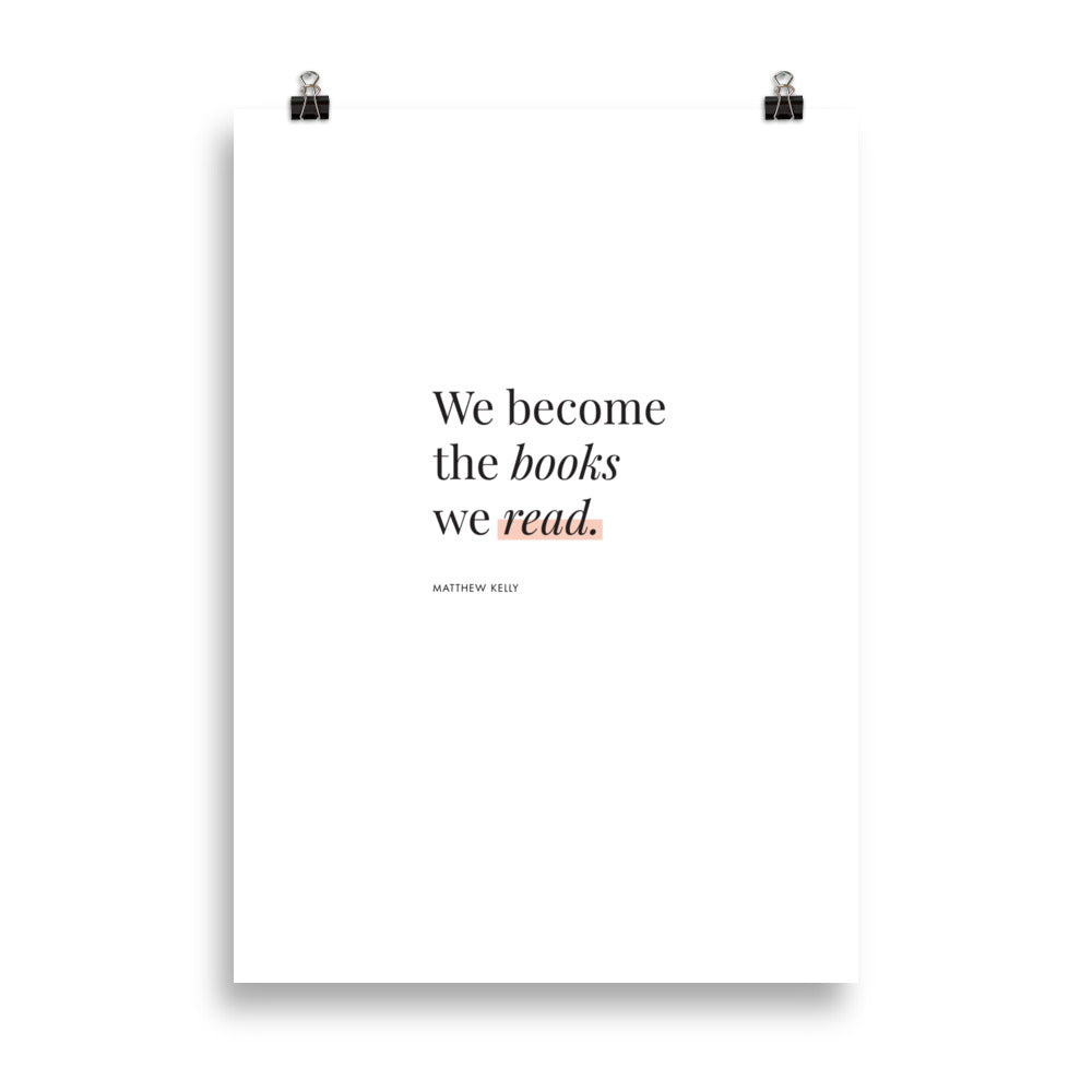 WE BECOME THE BOOKS Poster – Dream Life