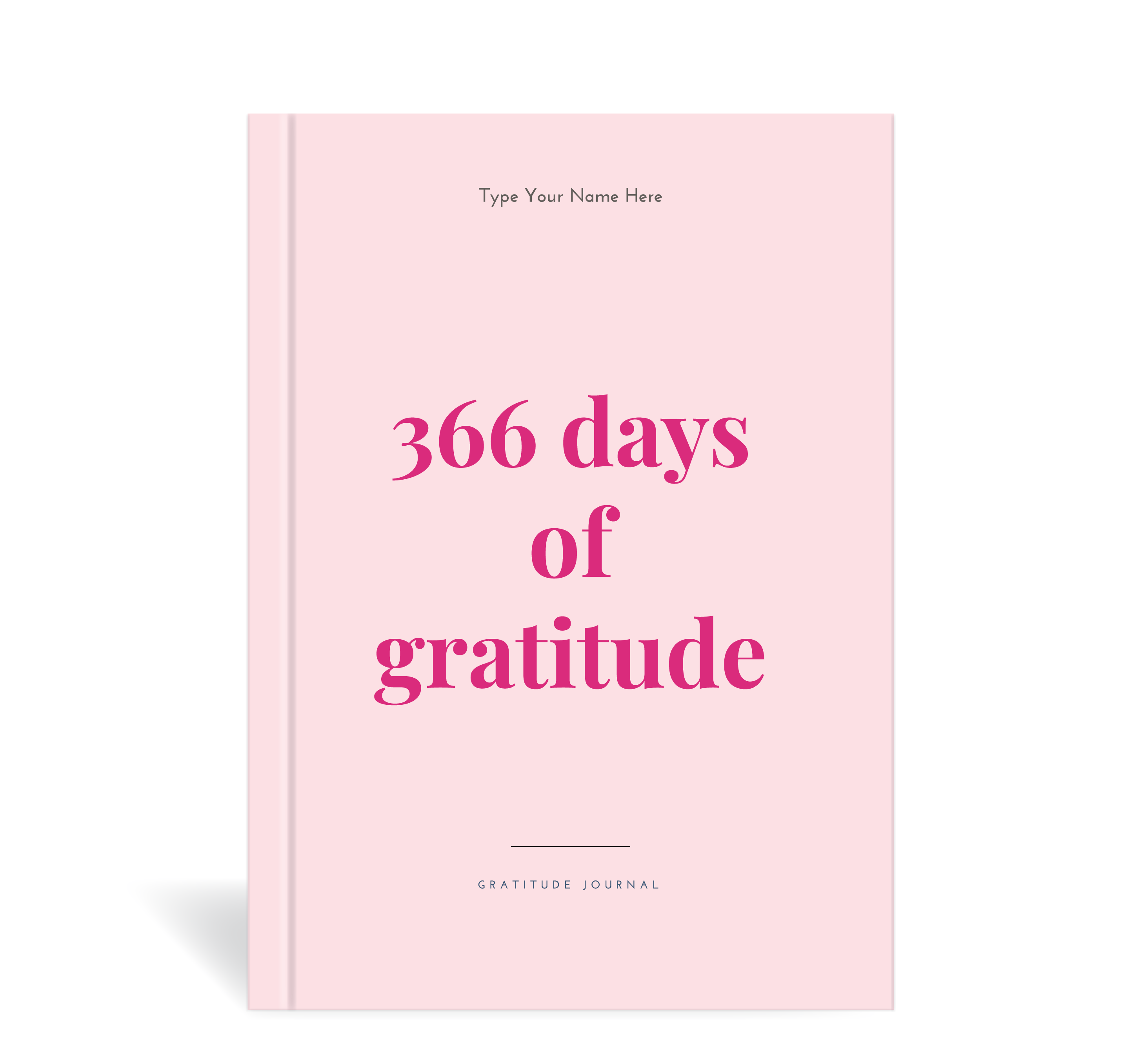 A5 Journal - Gratitude - 366 Days - Pink – Dream Life