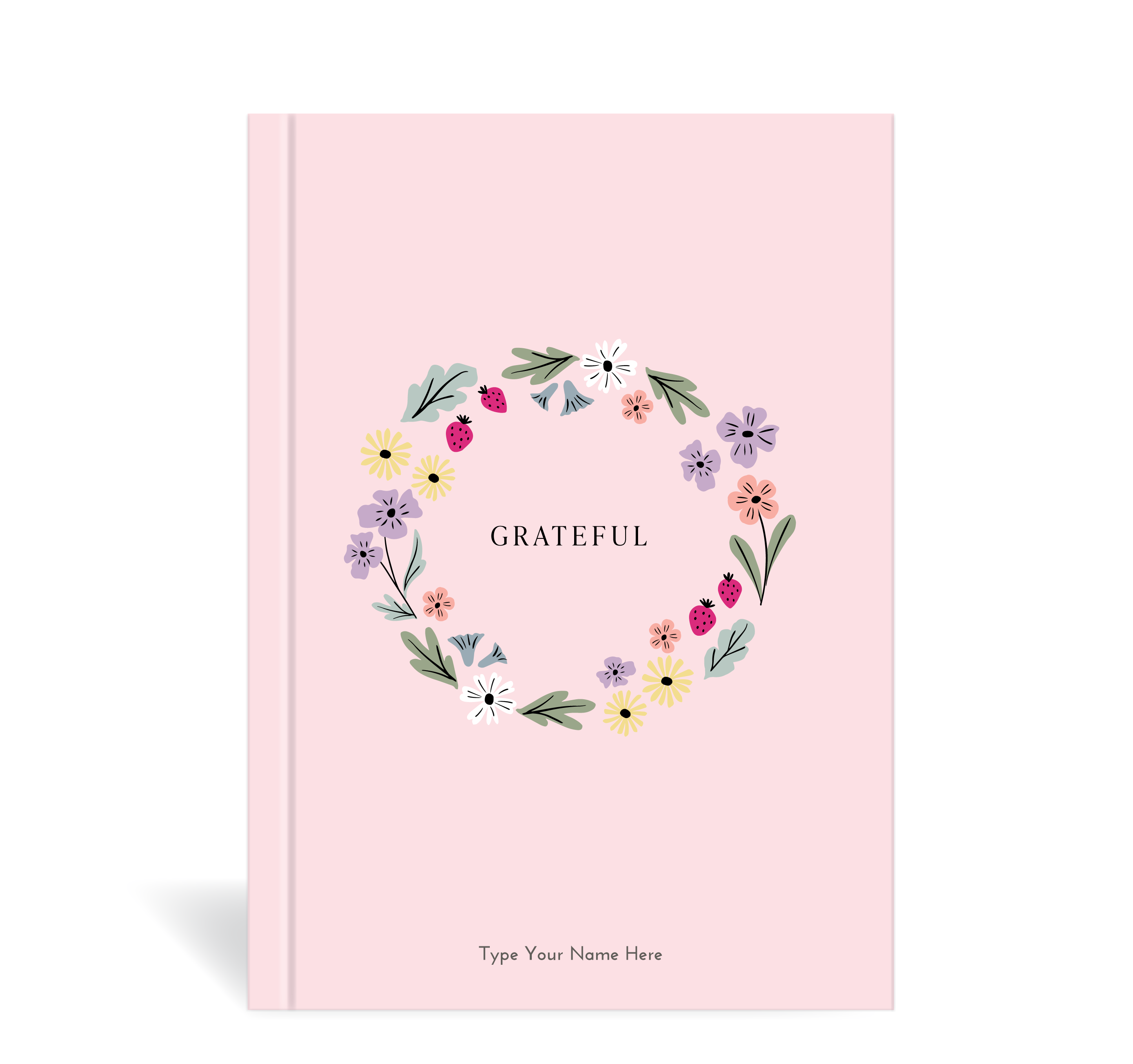 A5 Journal - Gratitude - Krans - Pink – Dream Life