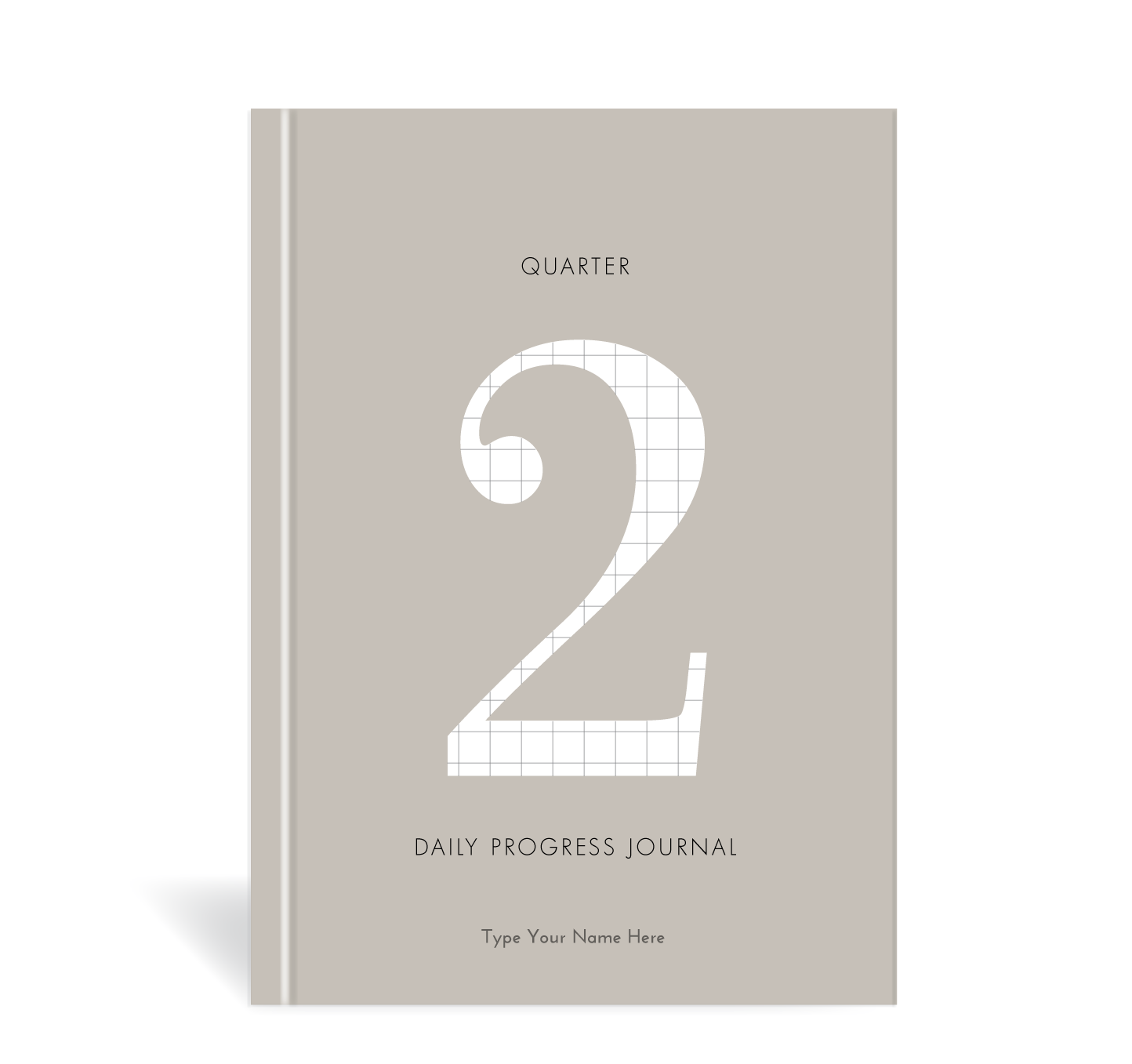 A5 Journal - Daily Progress - Quarter 2 - Sand – Dream Life
