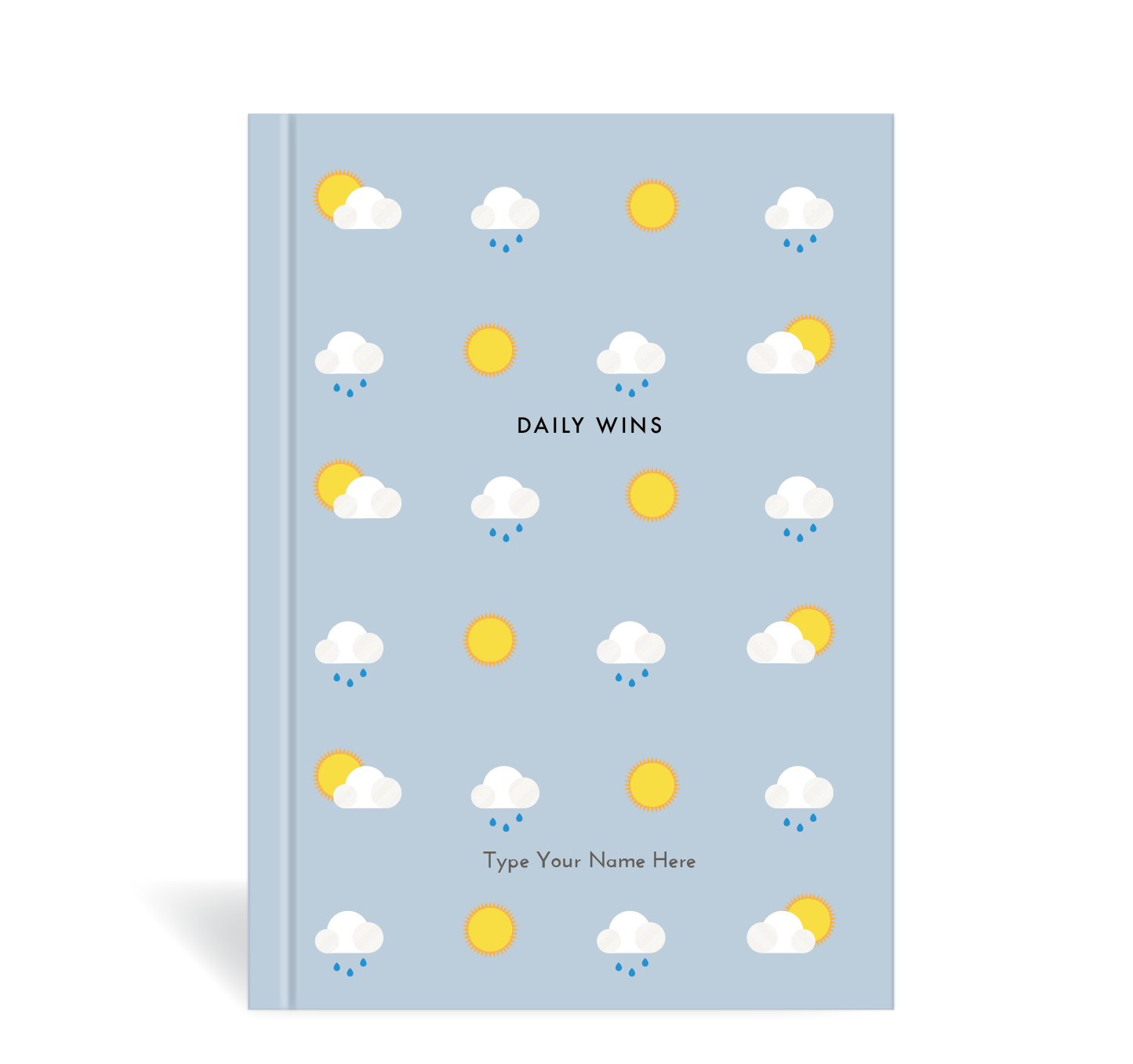 A5 Journal - Daily Wins - Clouds – Dream Life