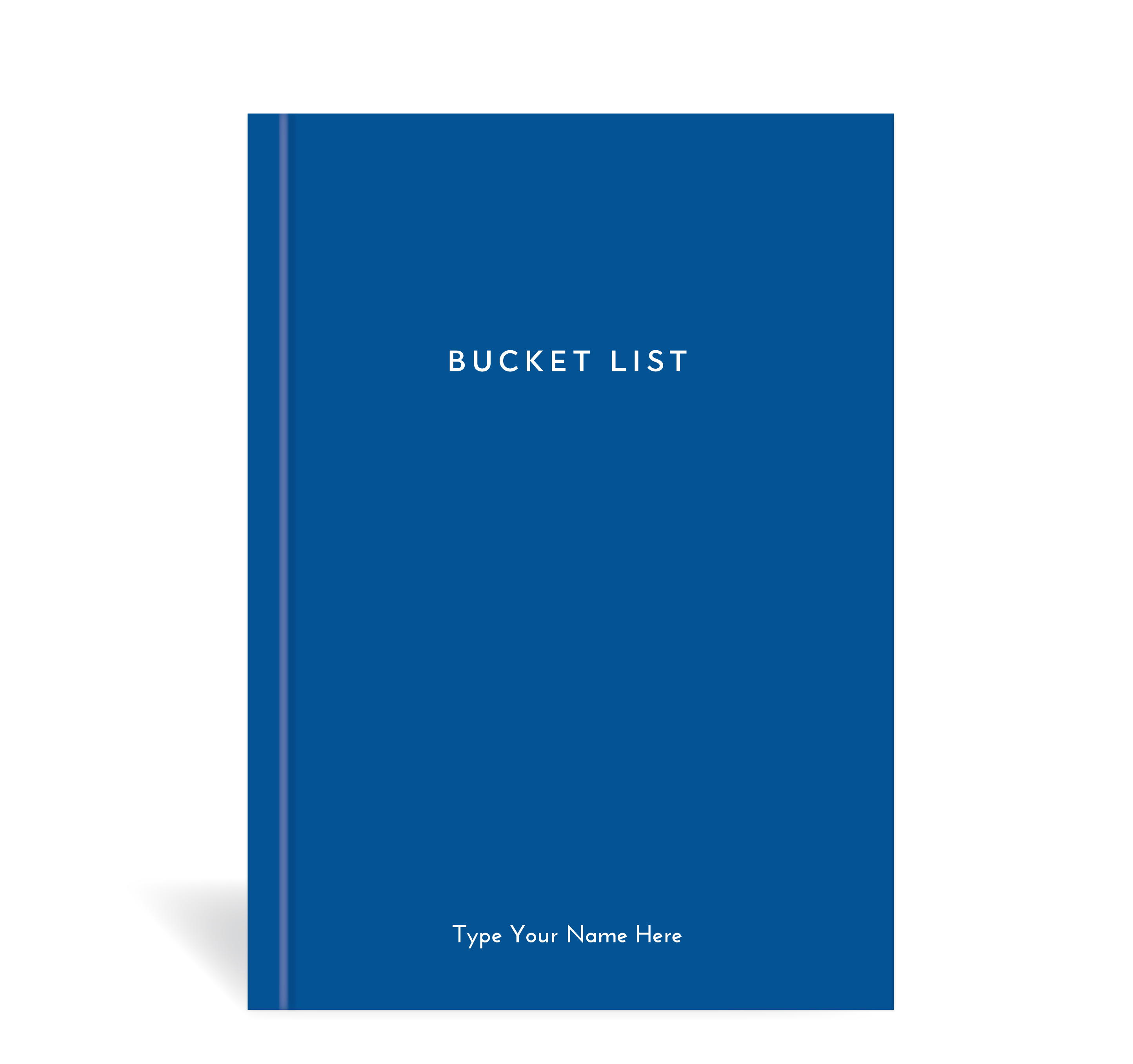 A5 Journal - Bucket List - Blue – Dream Life