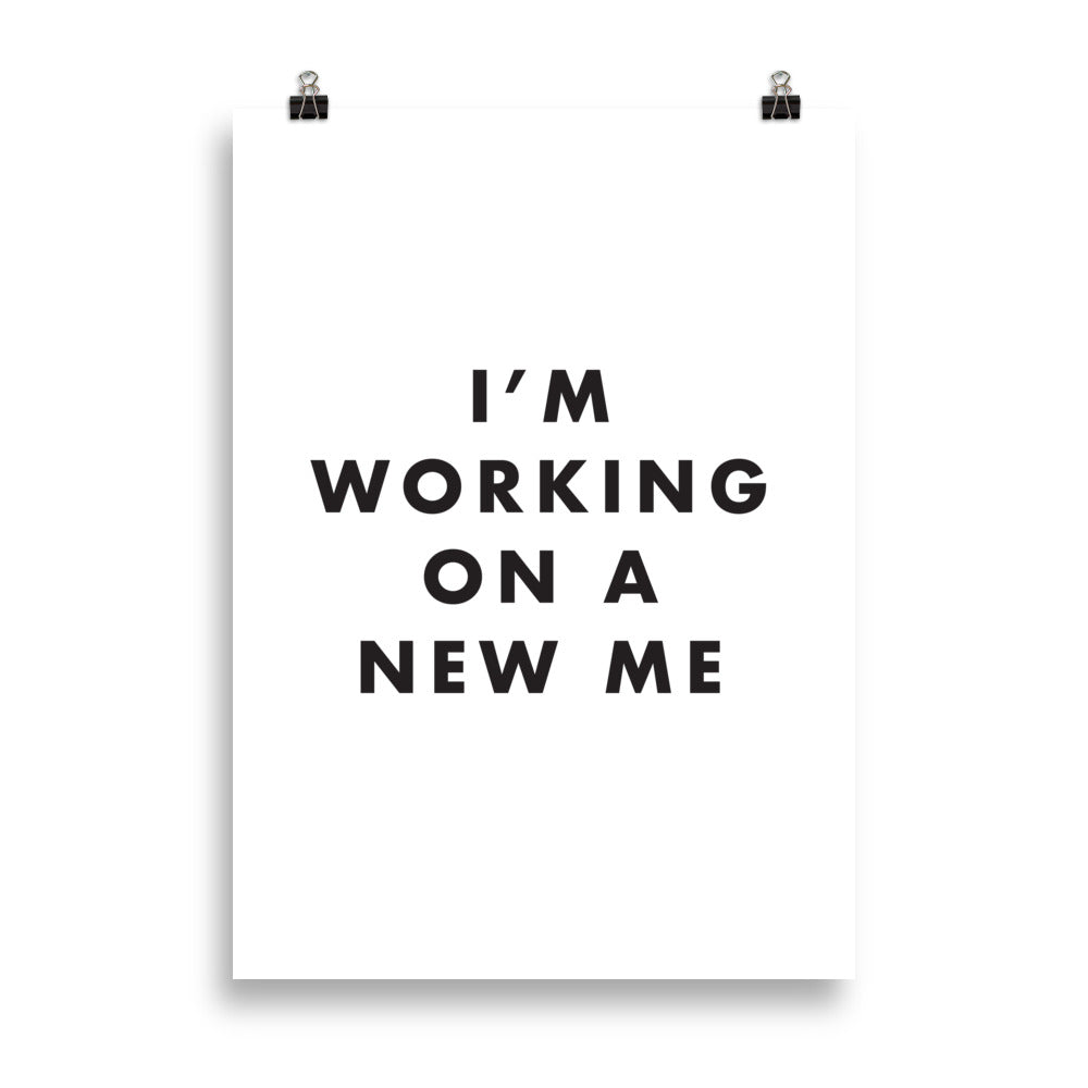 I'M WORKING ON Poster – Dream Life