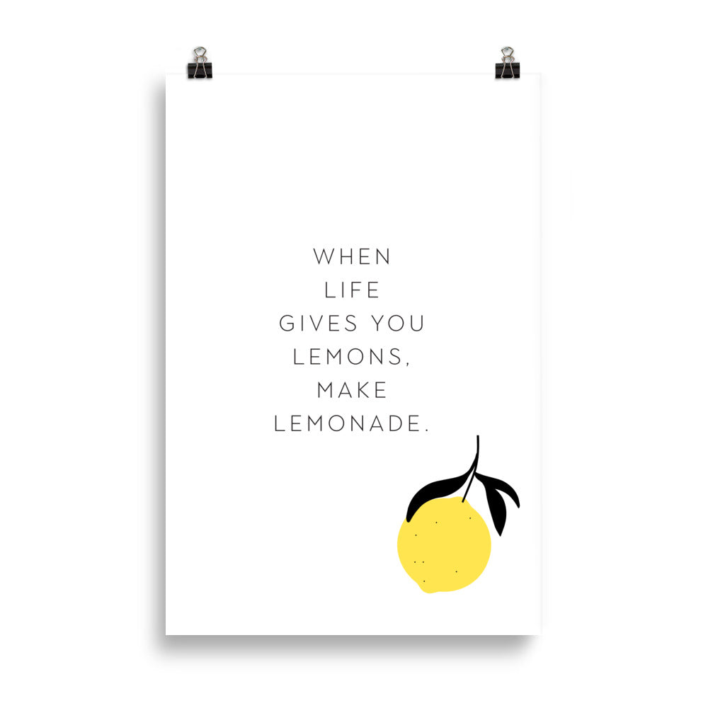 Make Lemonade Poster – Dream Life