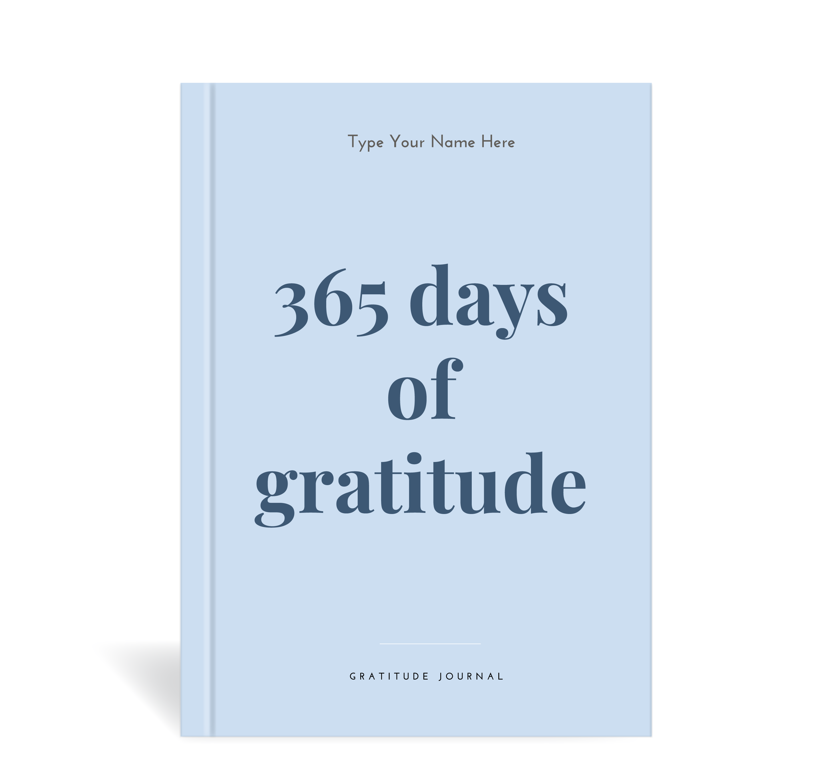 A5 Journal - 365 Days of Gratitude - Blue – Dream Life