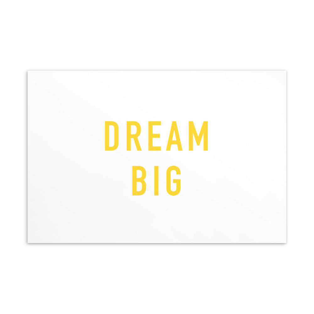 DREAM BIG Art Card – Dream Life