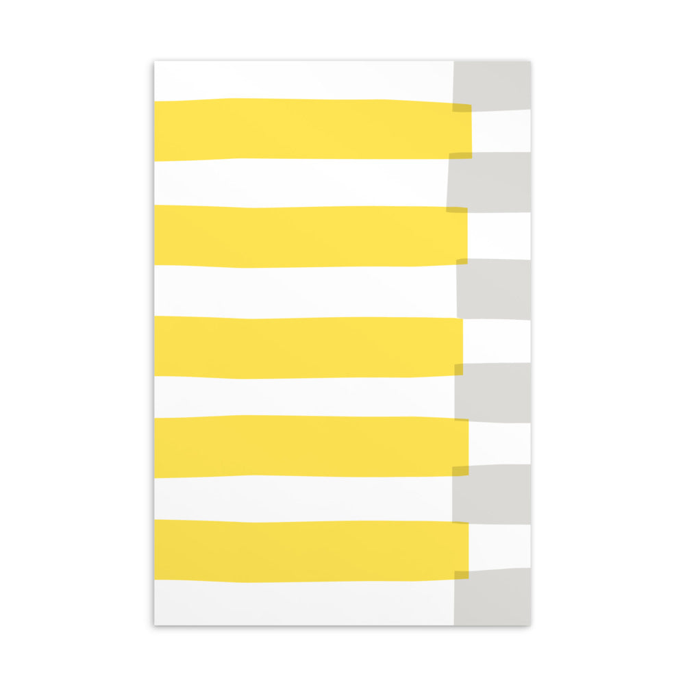 YELLOW STRIPE Art Card – Dream Life