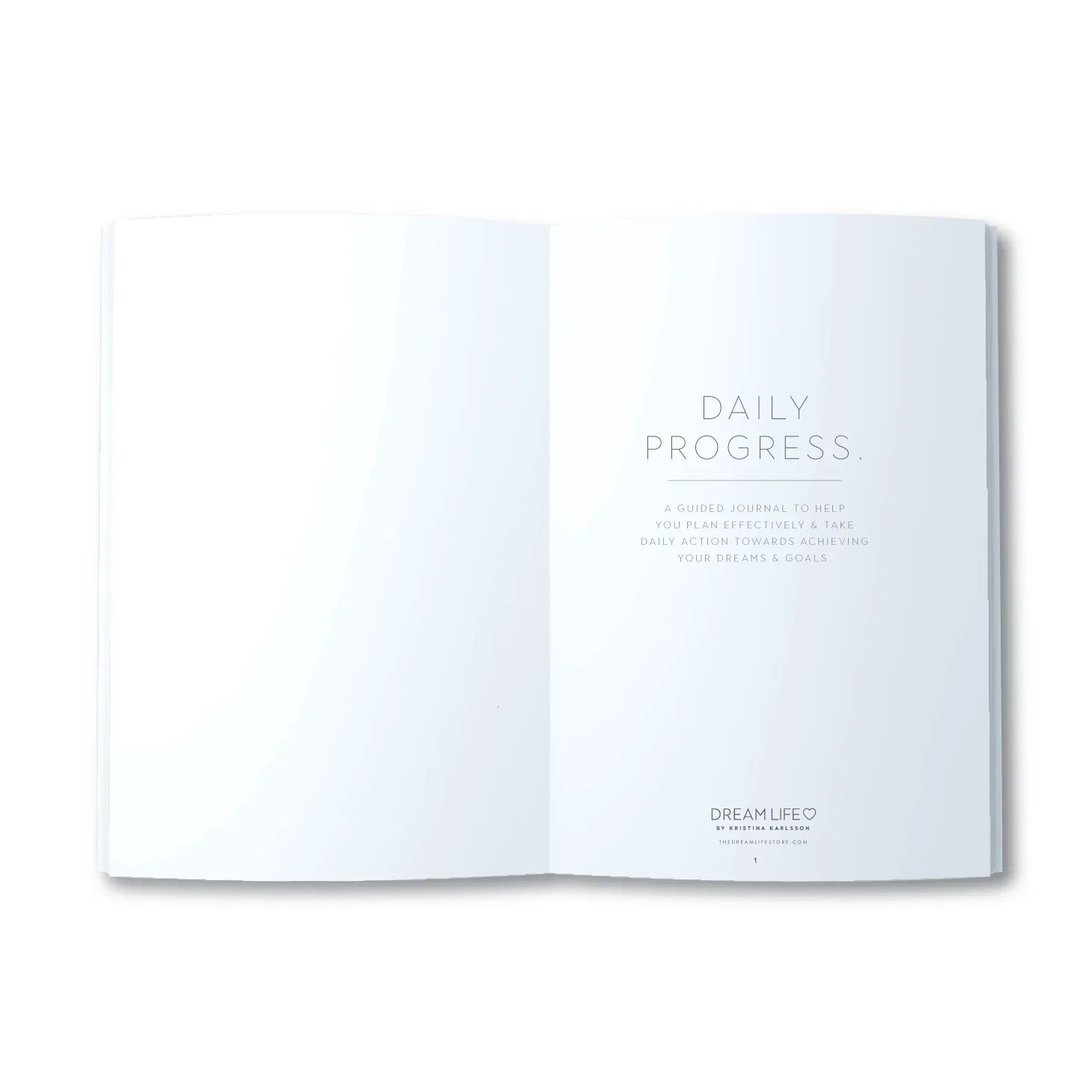 Daily Progress & Quarterly Planning Journal - A5 Size – Dream Life