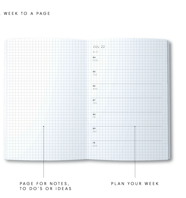2025 Week To A Page Diary | Dream Life