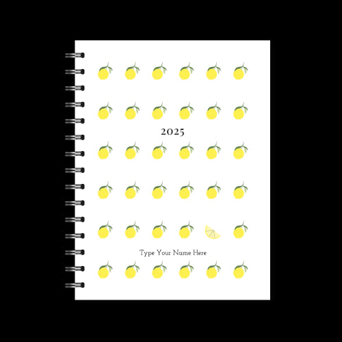 A5 2025 Spiral Student Diary - Citrus Zest – Dream Life