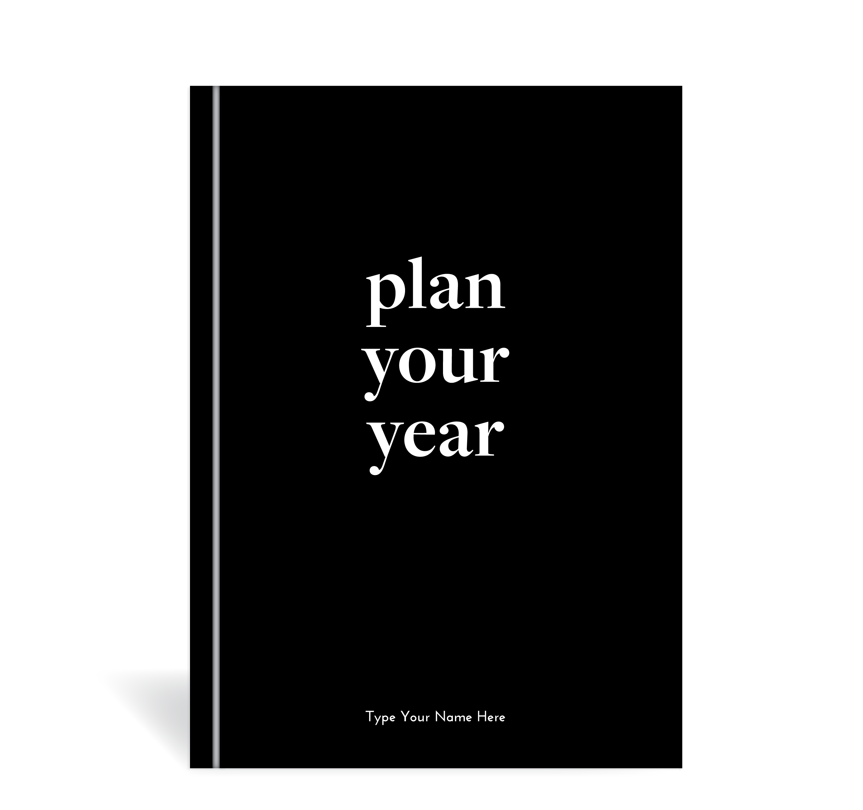 A5 Journal - Plan Your Year - Black – Dream Life