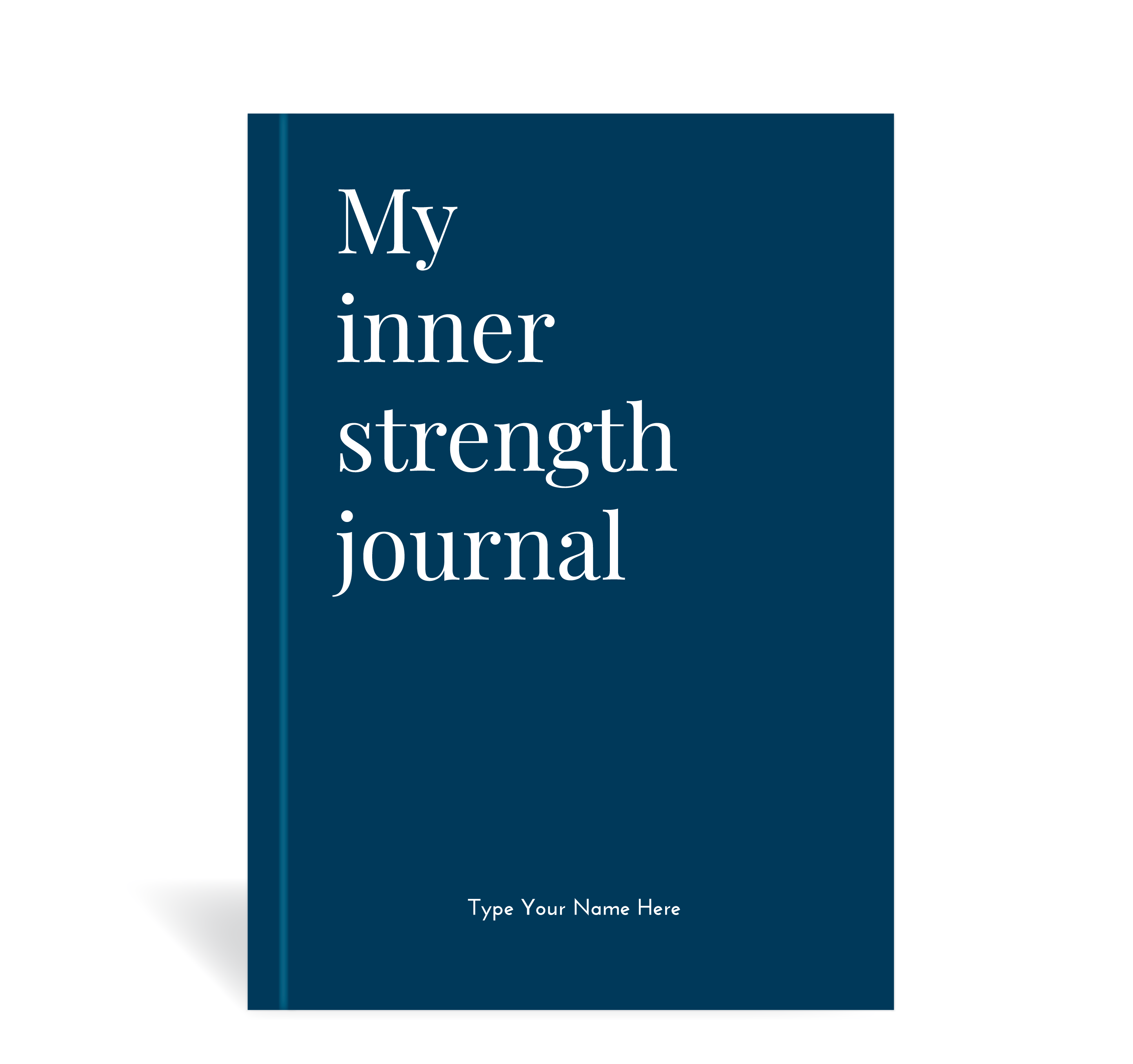 A5 Journal - BCNA - My Inner Strength - Navy – Dream Life