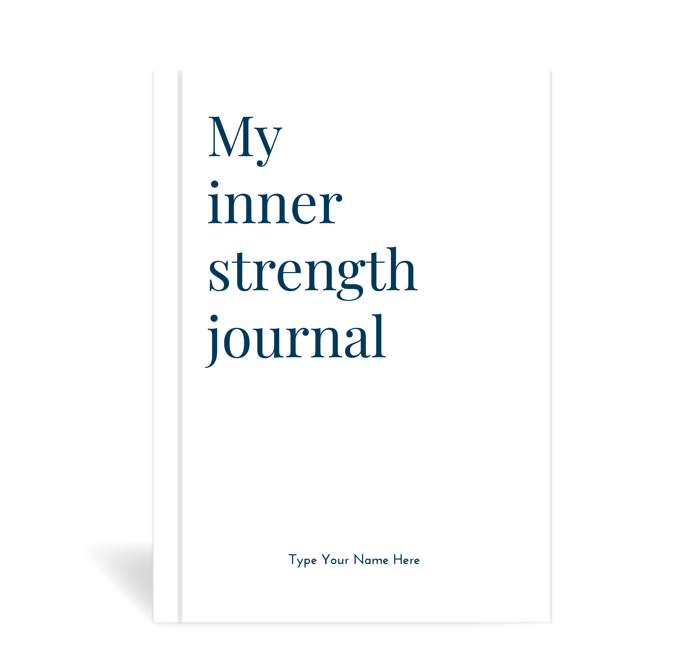 A5 Journal - BCNA - My Inner Strength - Navy – Dream Life