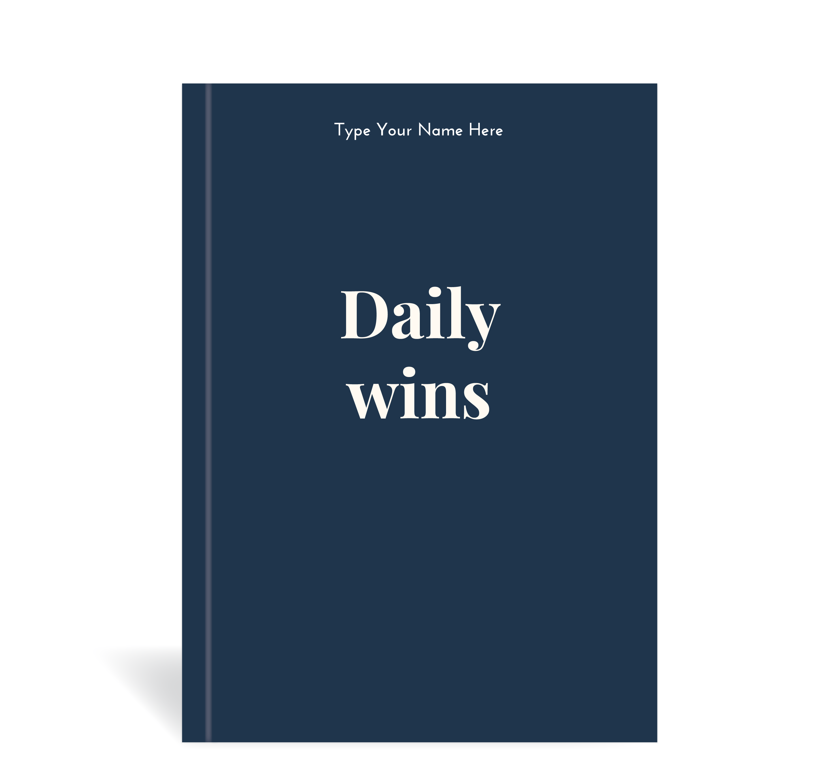 A5 Journal - Daily Wins - Dark Blue – Dream Life