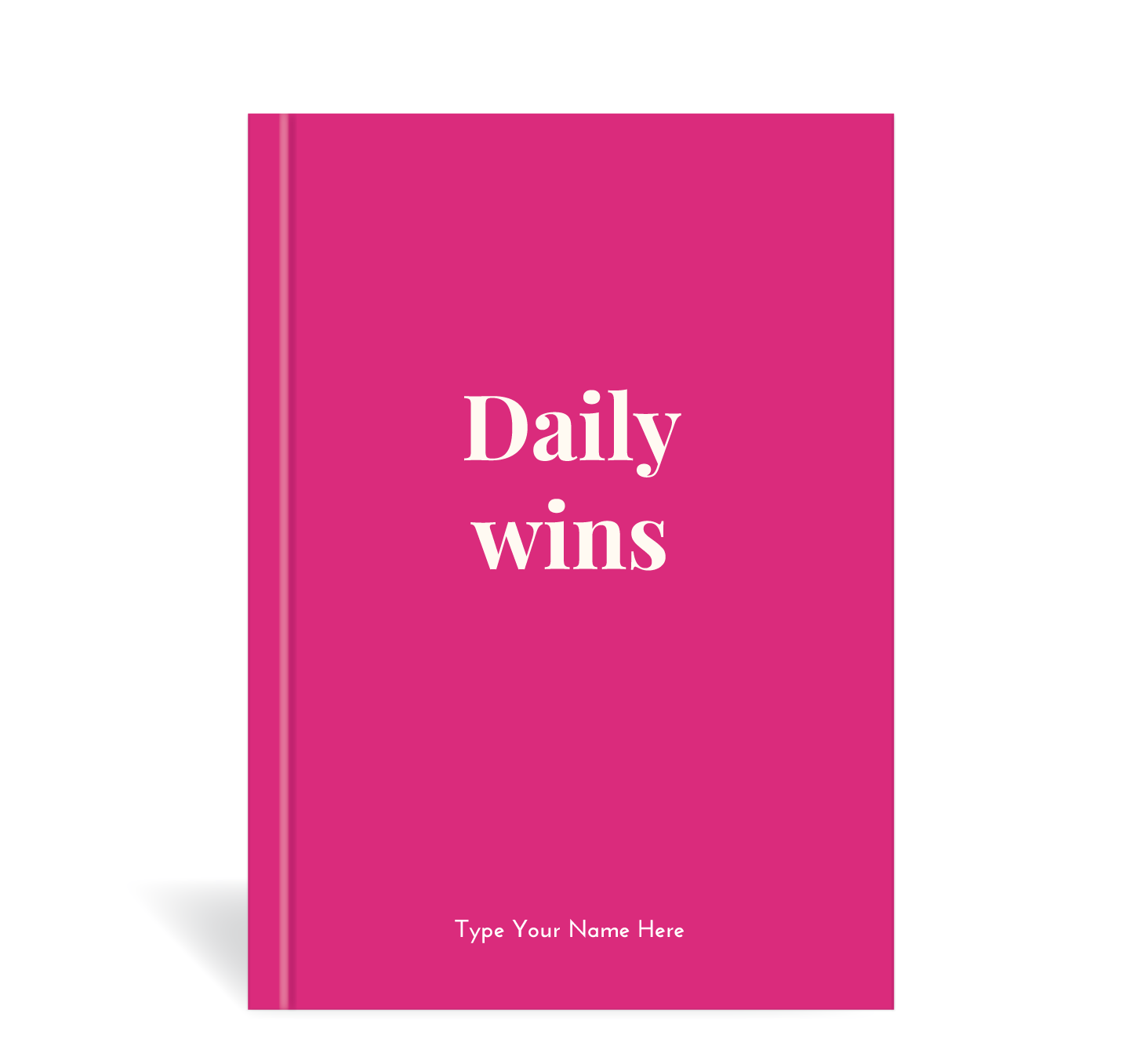 A5 Journal - Daily Wins - Hot Pink – Dream Life