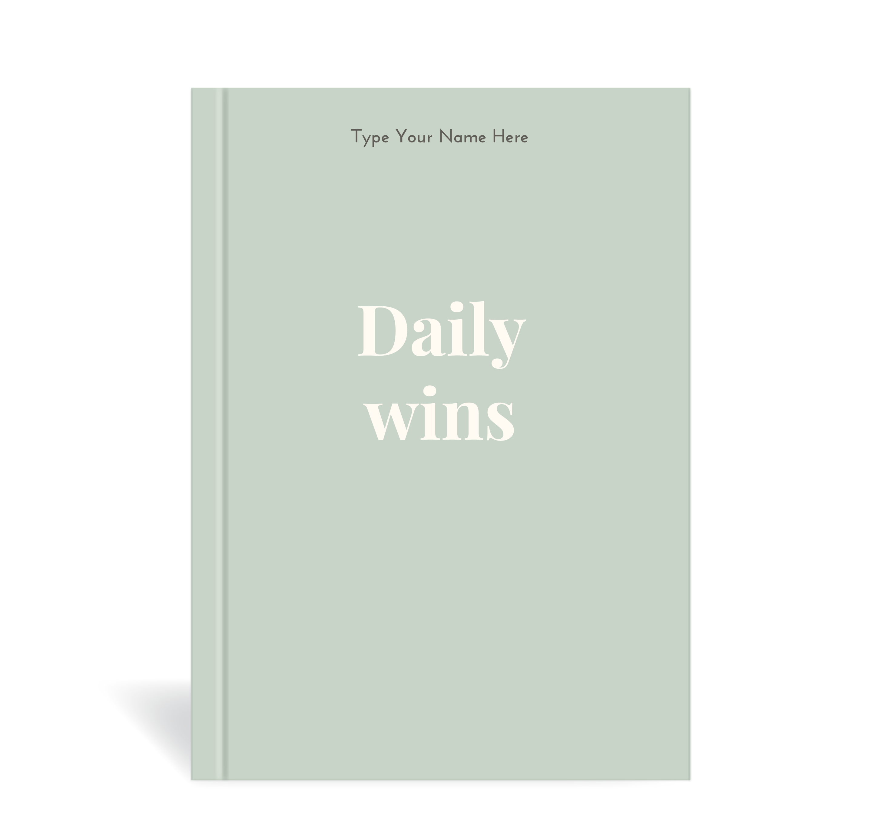 A5 Journal - Daily Wins - Pale Green – Dream Life