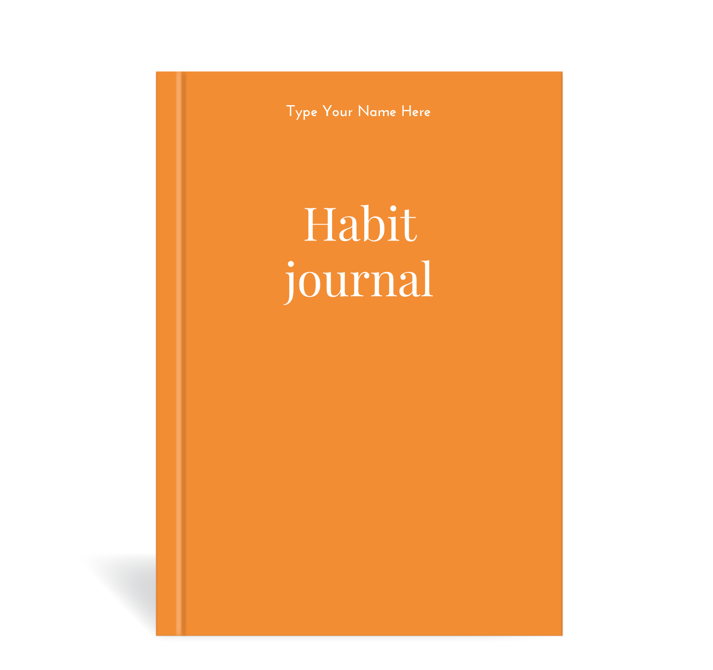 A5 Journal - Habit - Orange – Dream Life