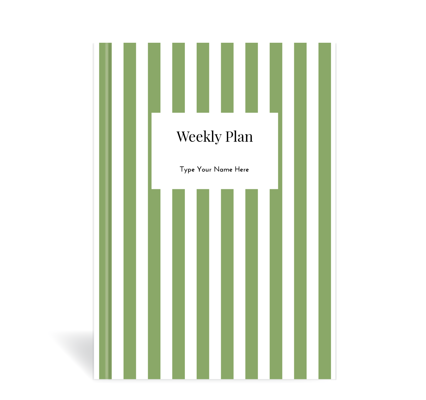 A5 25/26 Mid-Year Diary - Stripe - Tendril – Dream Life