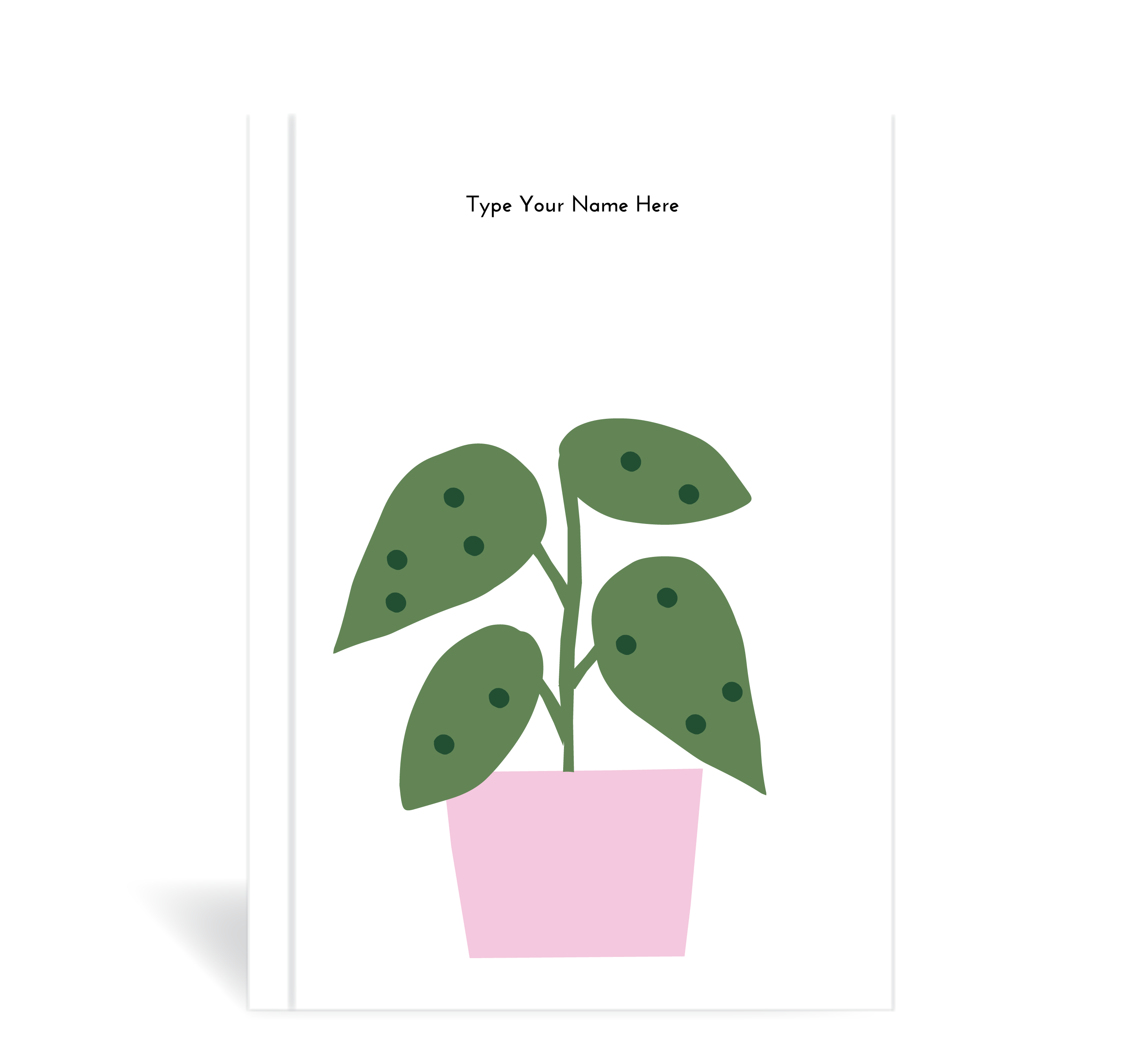 A5 Journal - Plants - Ficus – Dream Life