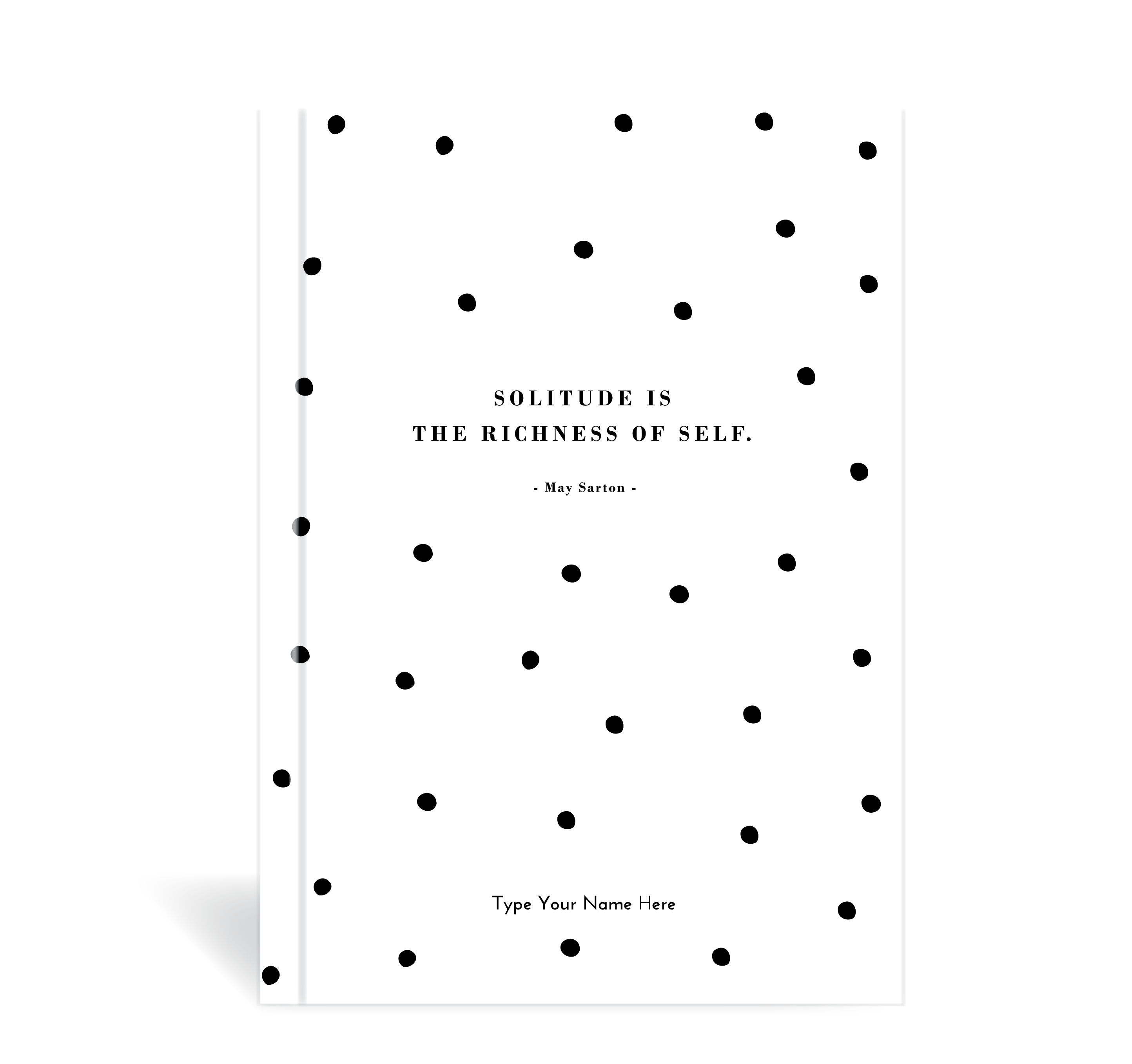 A5 Solo Retreat Journal - Dots – Dream Life