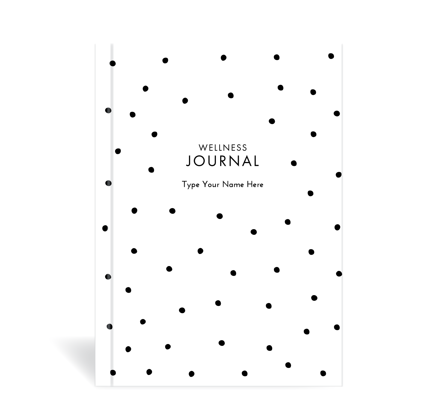 A5 Wellness Journal - Dots - White – Dream Life