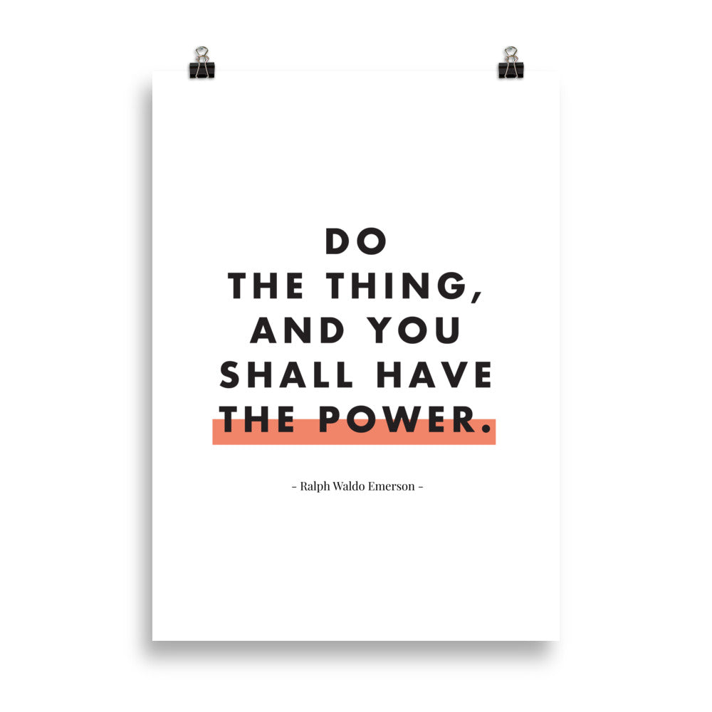 DO THE THING Poster – Dream Life