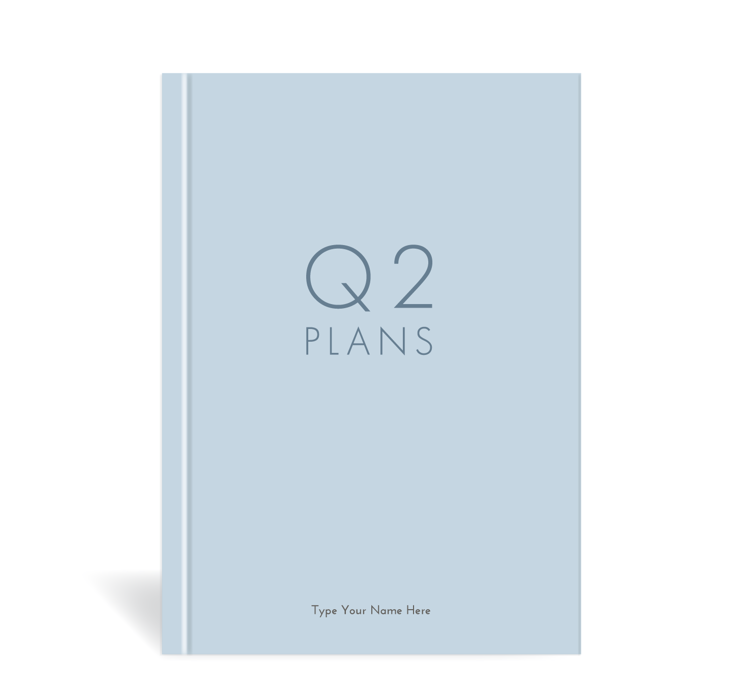 A5 Journal - Daily Progress - Q2 Plans - Blue – Dream Life