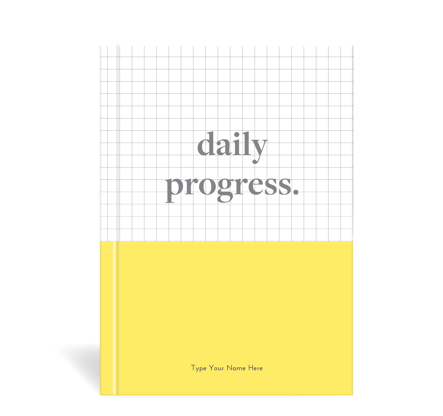 A5 Journal - Daily Progress - Yellow – Dream Life