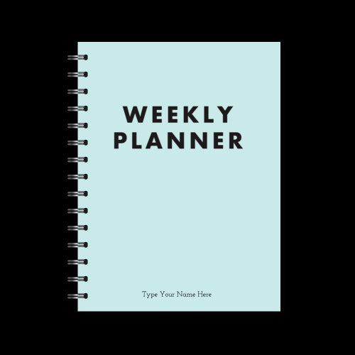 A5 Spiral Planner Undated - Weekly Planner - Mint – Dream Life