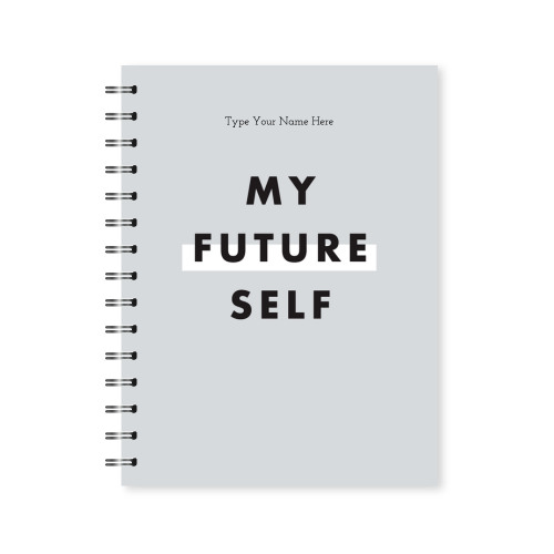 A5 Spiral Journal - My Future Self - Grey – Dream Life