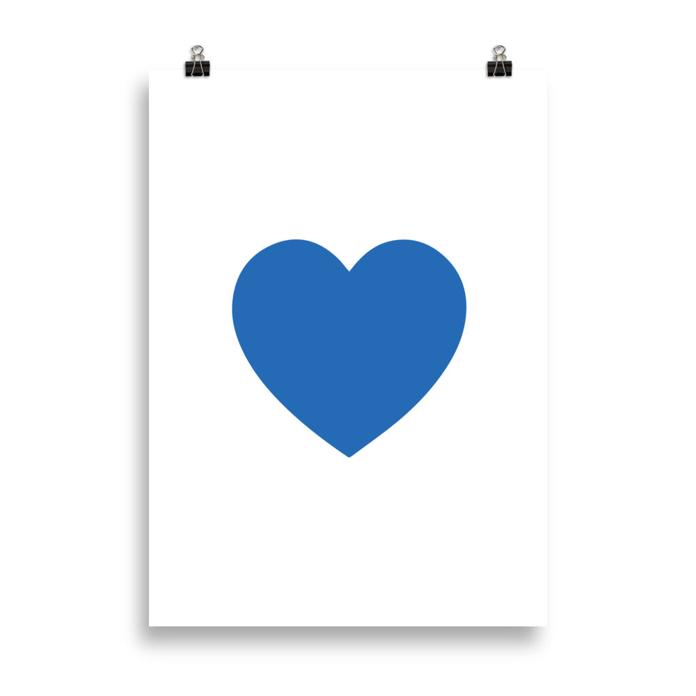 BLUE HEART Poster – Dream Life