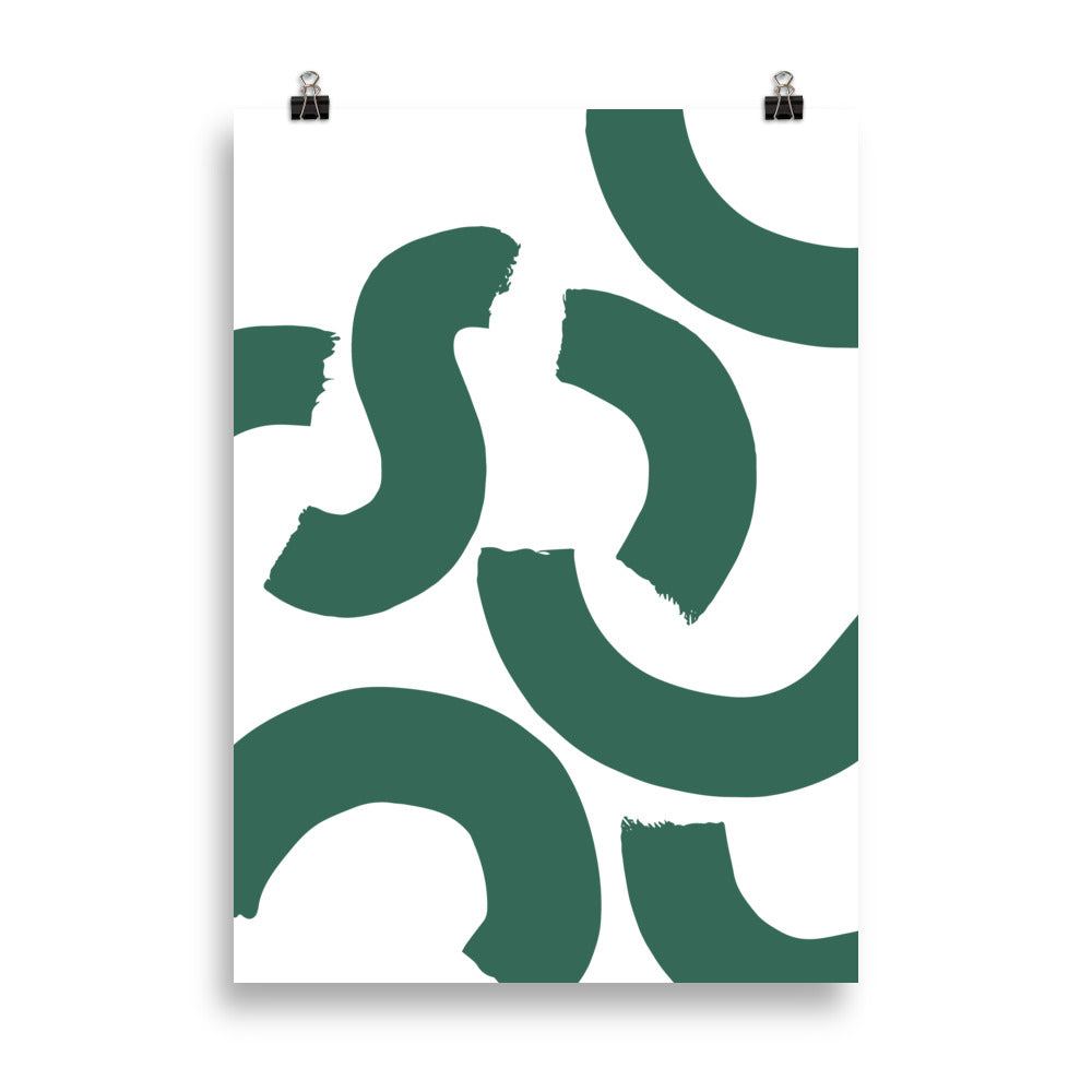 GREEN SQUIGGLE Poster – Dream Life