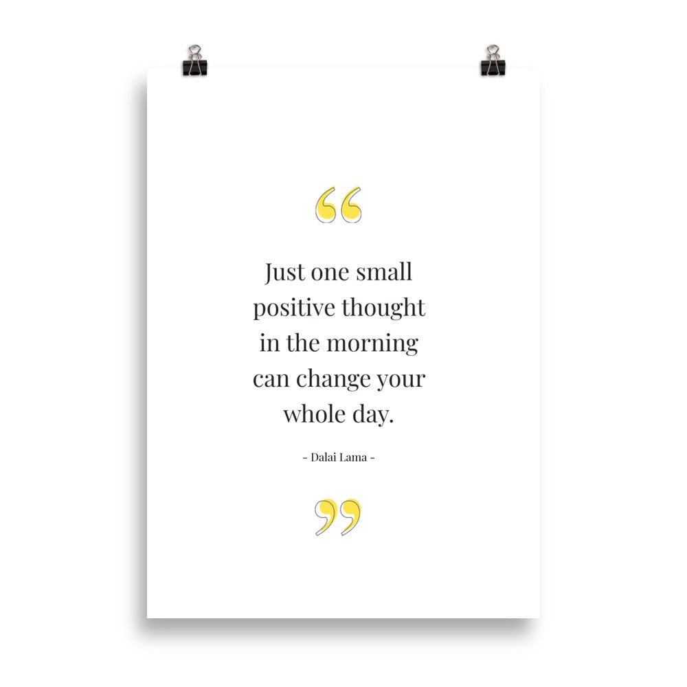 ONE SMALL THOUGHT Poster – Dream Life