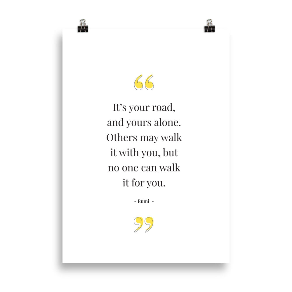 YOUR ROAD Poster – Dream Life