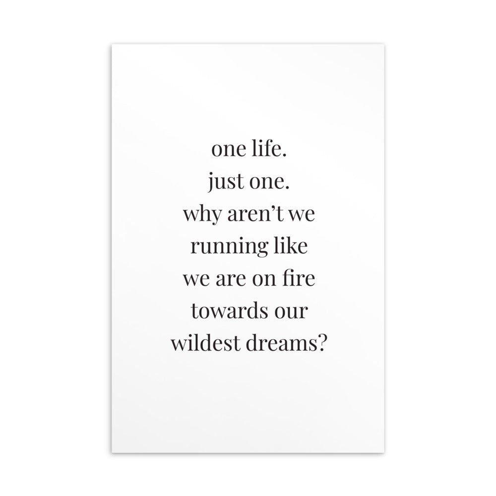 ONE LIFE Art Card – Dream Life