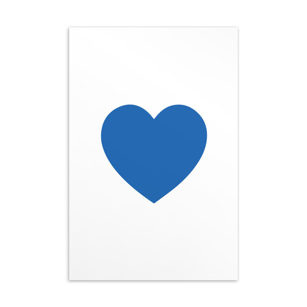 BLUE HEART Art Card – Dream Life