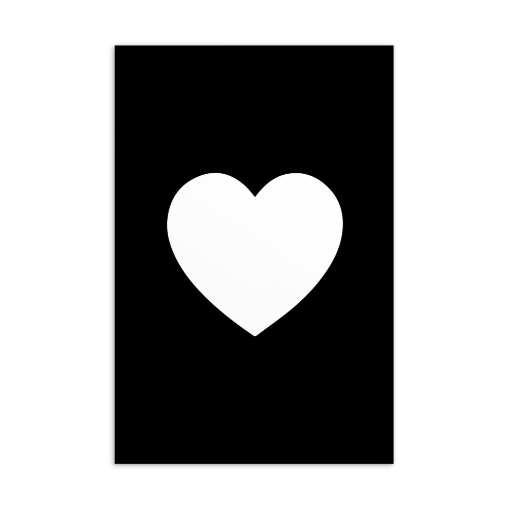 WHITE HEART Art Card – Dream Life